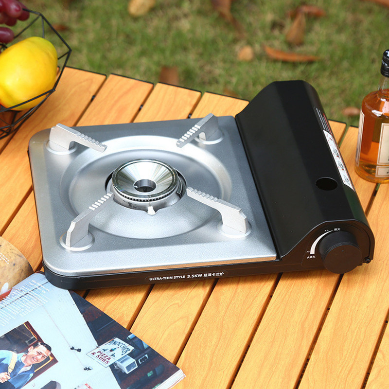2N1 ultra-thin 3500Wnew portable butane gas stove camping portable ...