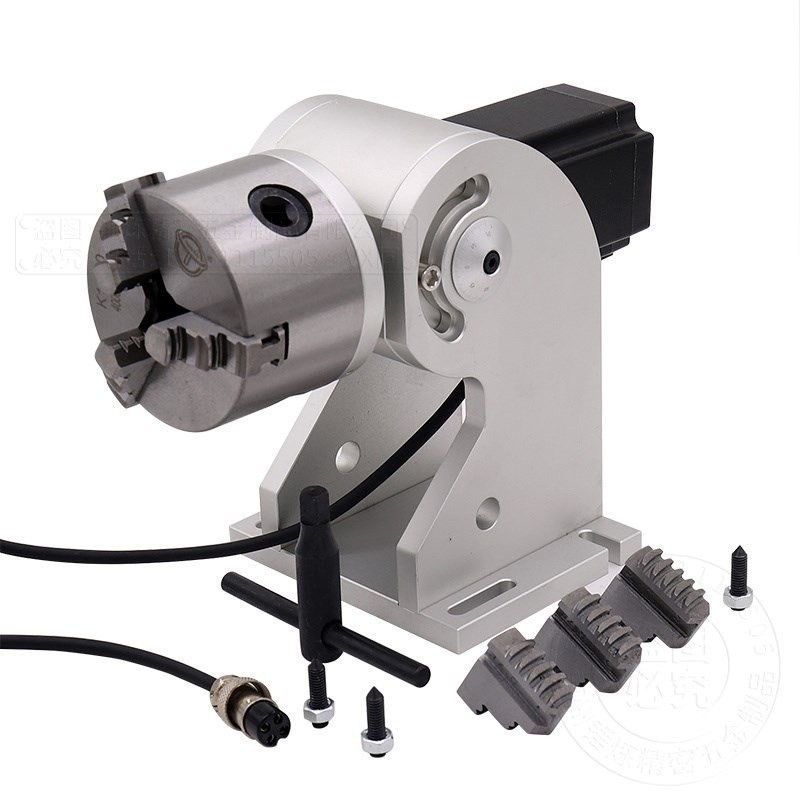 Laser Engraving Machine Rotary Axis Fiber Marking Machine ...