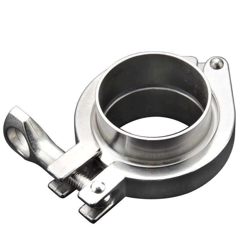 304/316Stainless Steel Sanitary Clamp Set Precision Cast Quick-Fit ...