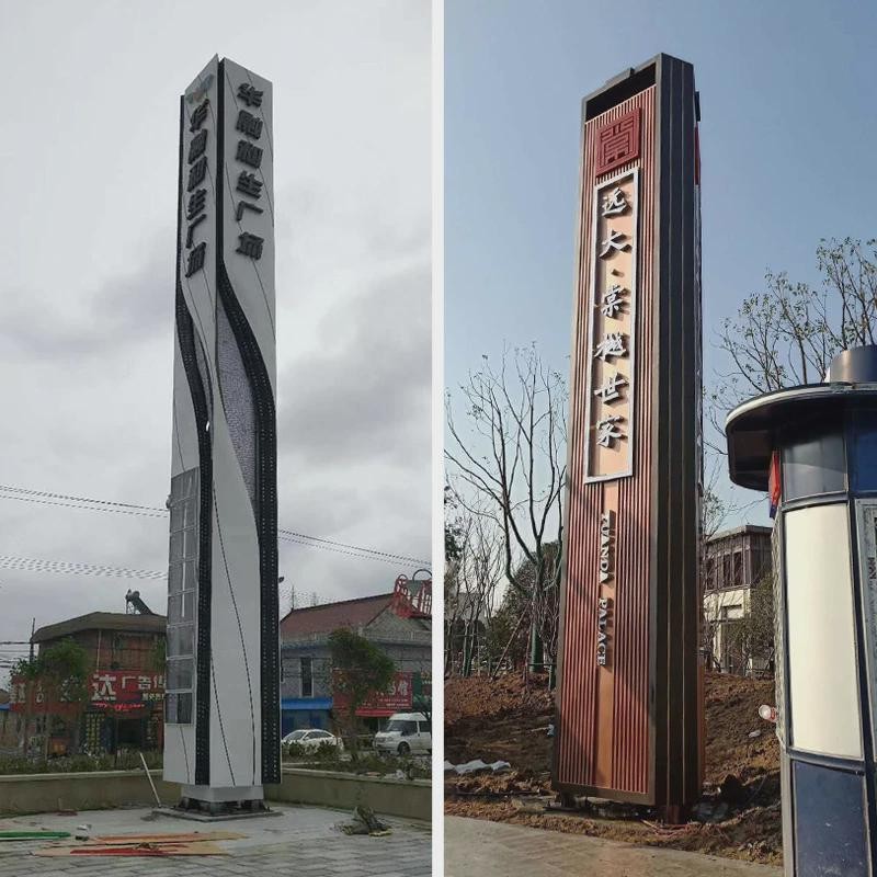 Large Outdoor Standing Directional Signage Mall Standing Signage ...