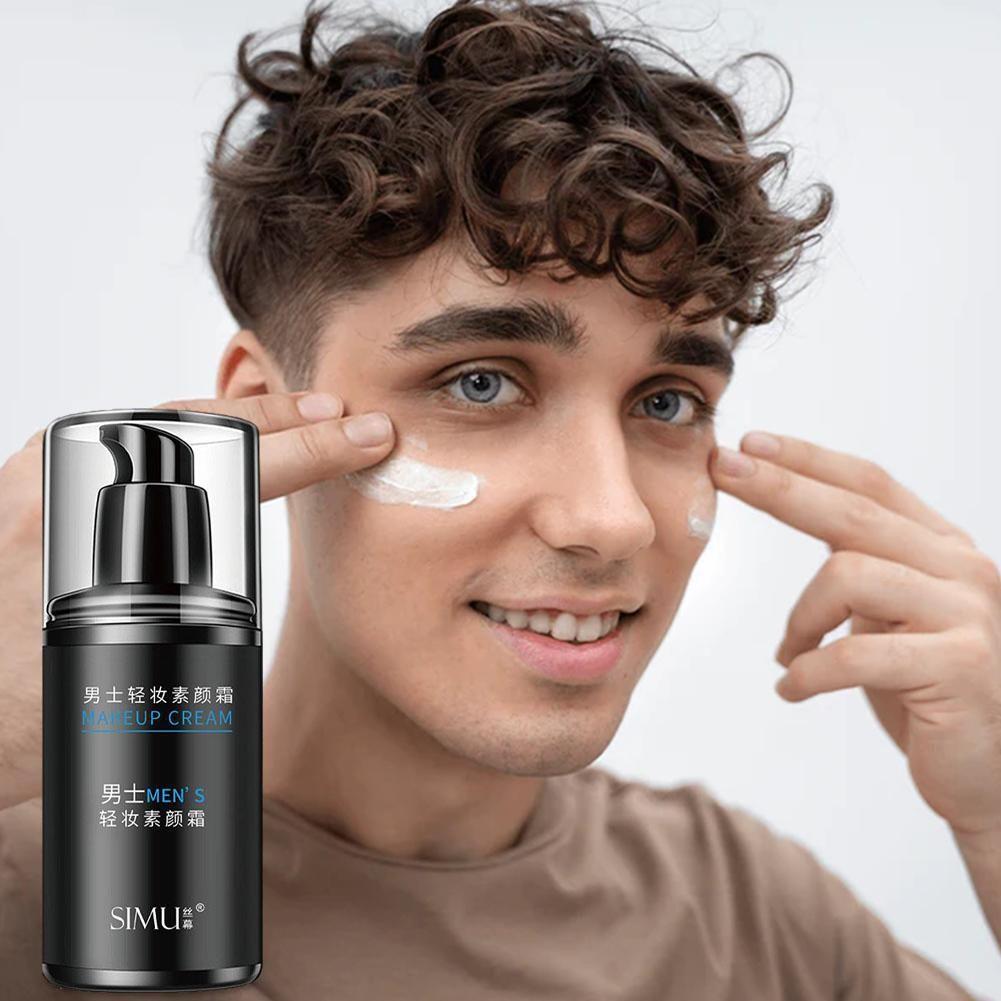 50g Men's Lazy Tone-up Cream Moisturizing Oil Control Concealer ...