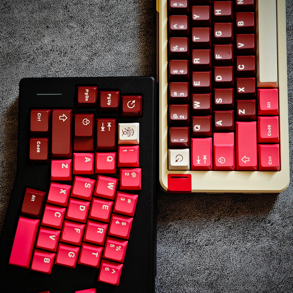 Golden velvet cake keycap 121 keycap ABS two-color original factory ...
