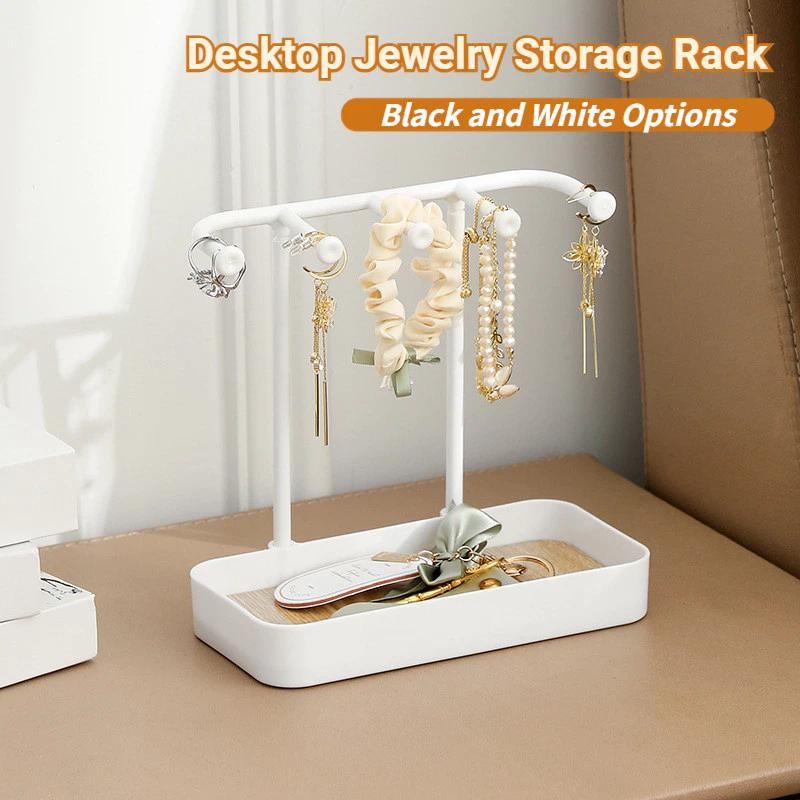 1 layer Jewelry Display Shelf Desktop Organizer Stand for Earrings ...