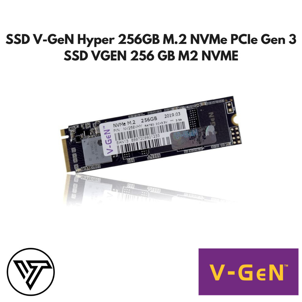 Ssd V-Gen Hyper 256GB M.2 NVME PCIe Gen 3 SSD VGEN 256GB M2 NVME ...