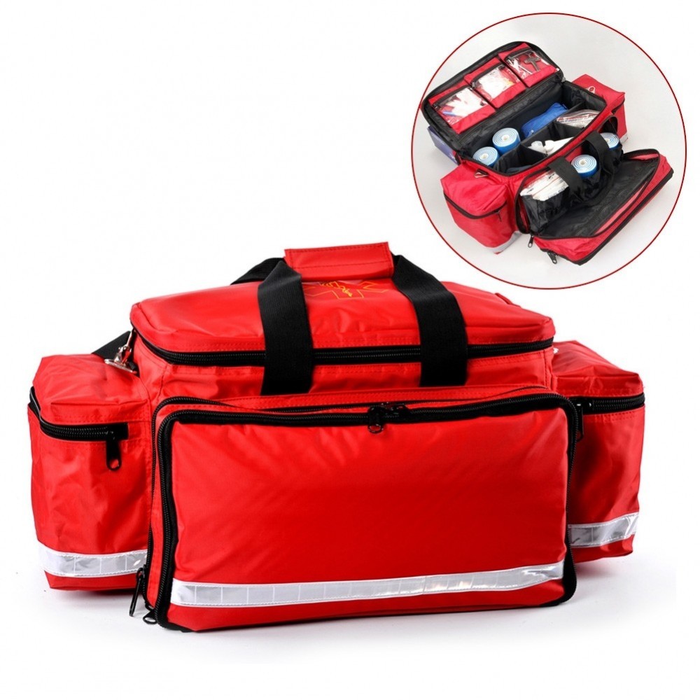 Professional First Aid Responder Bag High quality Materials Removable ...