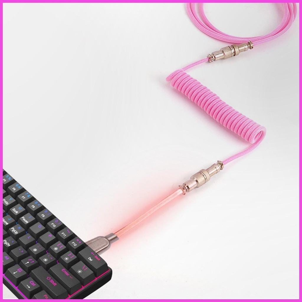 Mechanical Keyboard Coiled Cable Flexible Cable For Game Keyboard Cable ...