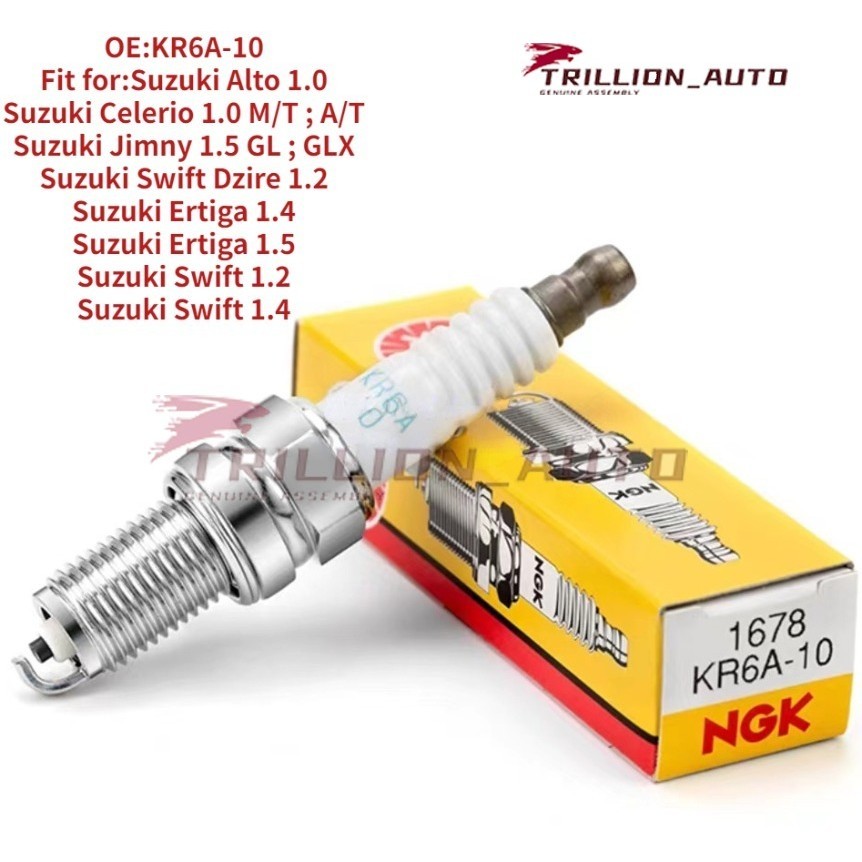 4Pcs NGK Spark Plug FOR Suzuki Alto / Celerio / Ertiga / Jimny / Swift ...