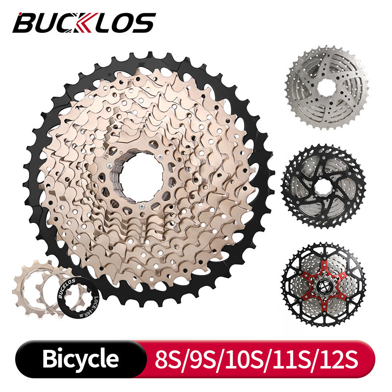 BUCKLOS Cassette Cogs 9 Speed Ultra Light MTB Road Bike Cassette 10 ...