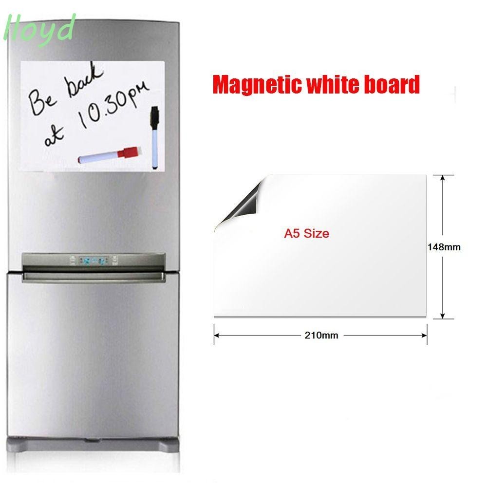 LLOYD1 Magnetic Whiteboard White Boards Office Kitchen Magnet Board ...