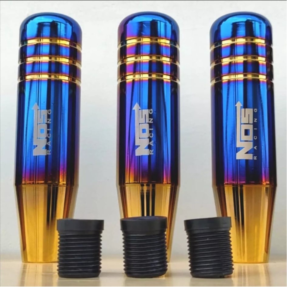 Universal Racing Car NOS Titanium Burnt Blue Aluminum Car Gear Shift ...