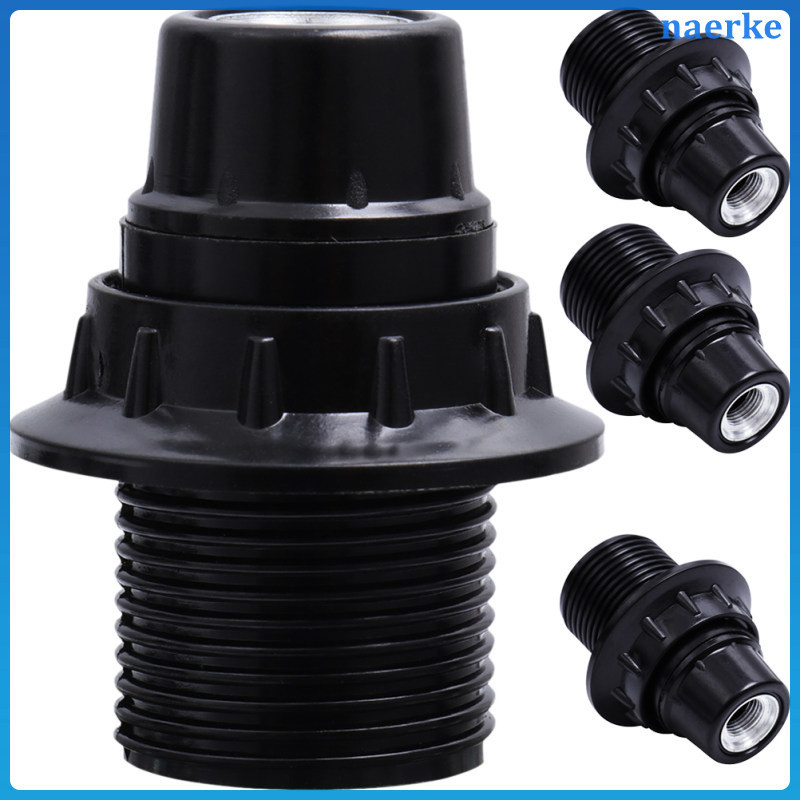 E14 Aluminum Bakelite Lamp Holder Screw Self-locking Half-thread (4pcs ...