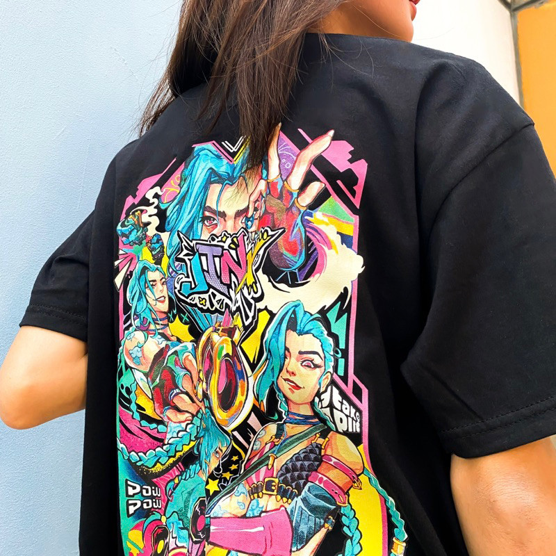 JINX ARCANE Graphic T-shirts | Back to Back | TAKOPIIE DESIGN | Shopee ...