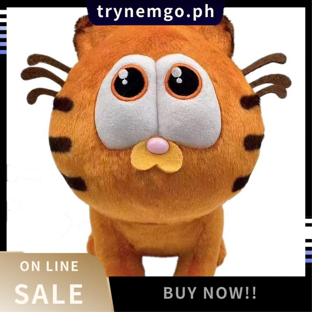 Available New Yellow Striped Cat Plush Toys, Pillow Plush, Soft Doll ...