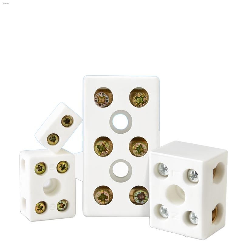 High-frequency ceramic terminal block two-five-eyed porcelain terminal ...