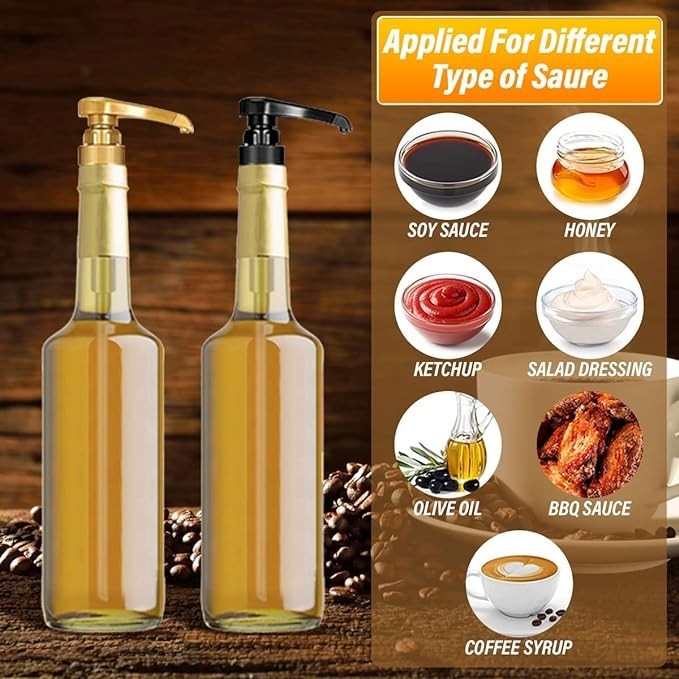 Airfishgo Syrup Pump Head Coffee Syrup Pump Nozzle Chocolate Pump 750ML ...