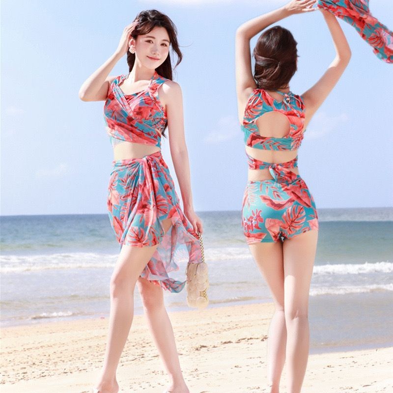 Swimsuit Female Split Three Piece Suit 2024 Sexy Slimmer Look