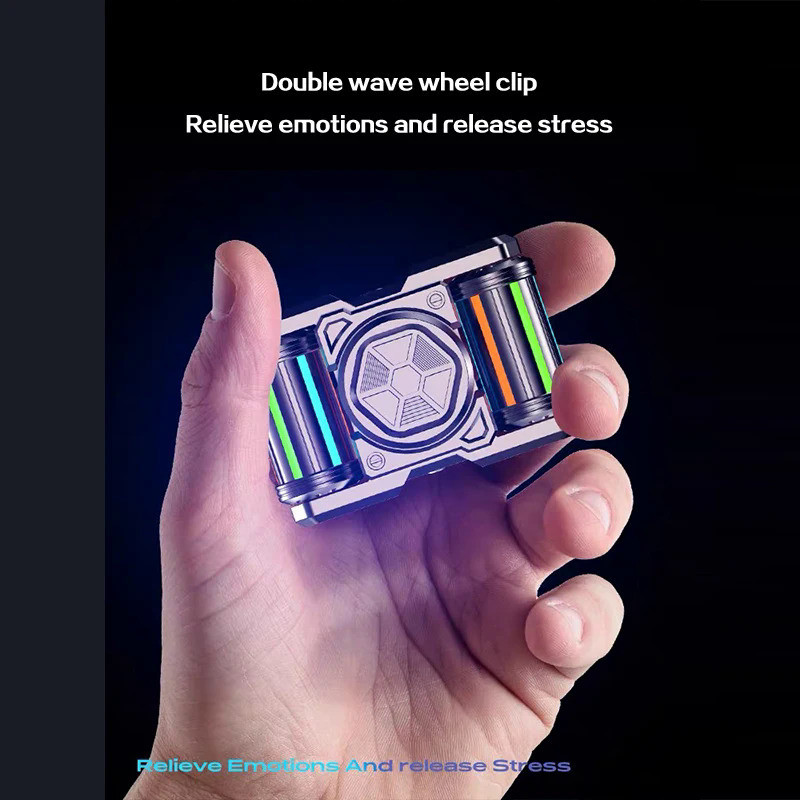 Luminous Tank Roller 101 Fidget Spinner EDC Metal Hand Spinner Adult ...