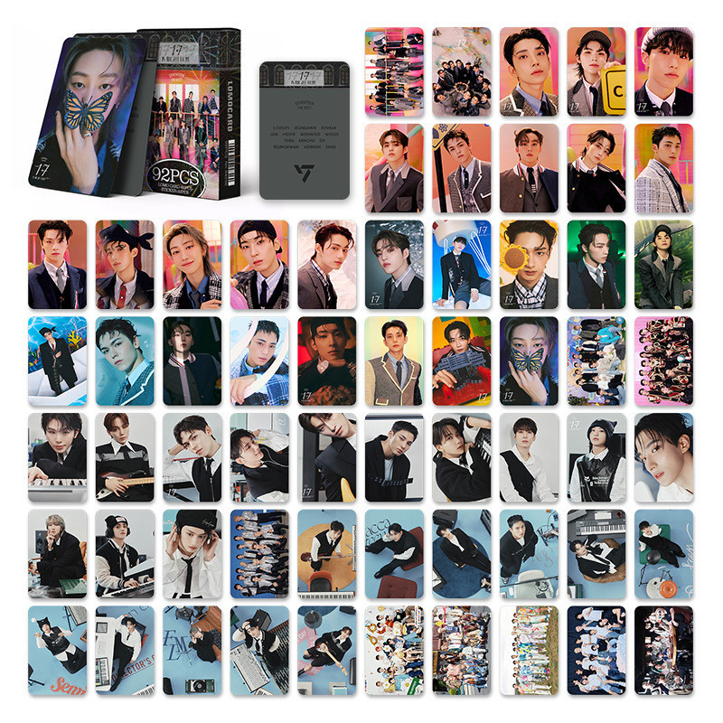 92-96pcs SEVENTEEN Lomo Cards 17 IS RIGHT HERE LOVE ALWAYS YOURS ...