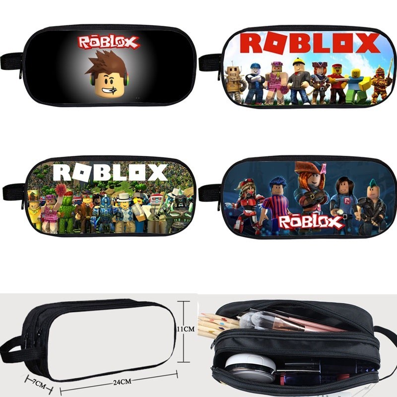 Cartoon Roblox Creative Pencil Bag Case Boy Girl Storage Kids Pen Bag ...