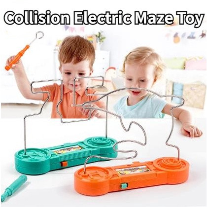 Kids Collision Electric Shock Touch Maze Game Party Funny Science ...