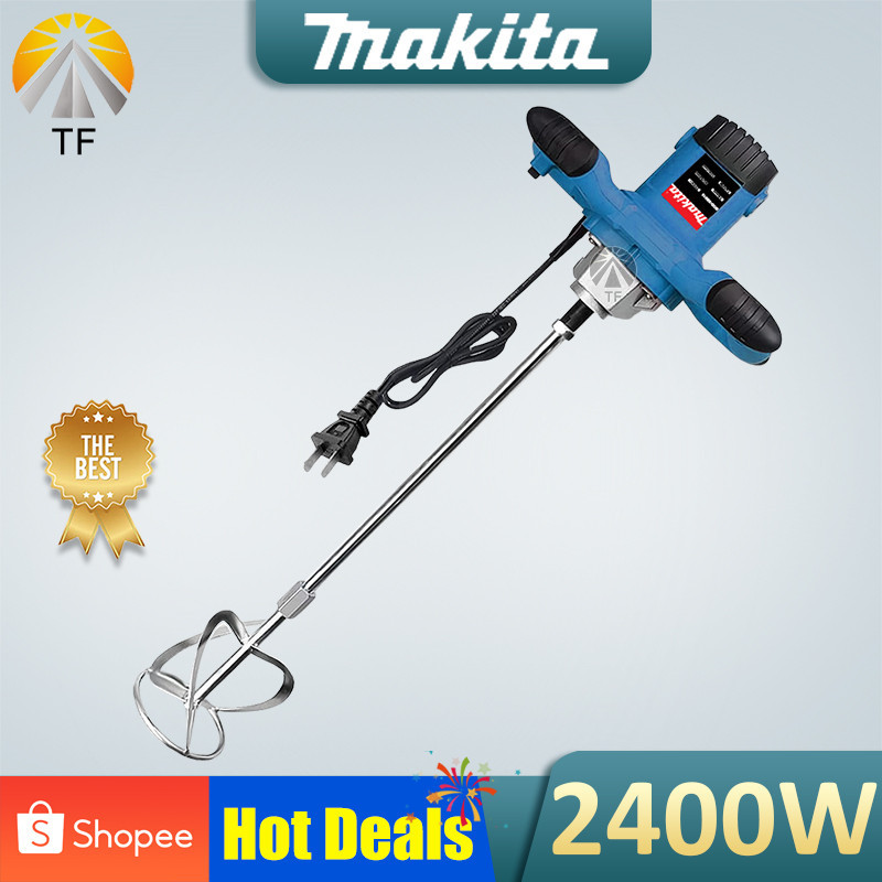 Makita Electric Cement Mixer 2400W Handheld Portable Mortar Mixer ...
