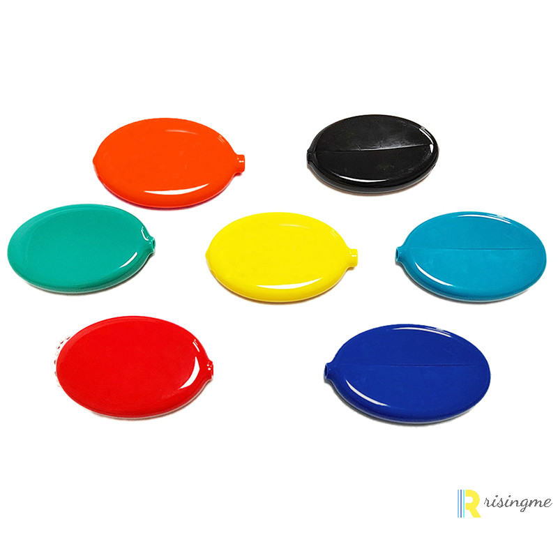 [Risingme] Small Oval Coin Purse Holds Change Mini Coin Purse Coin ...