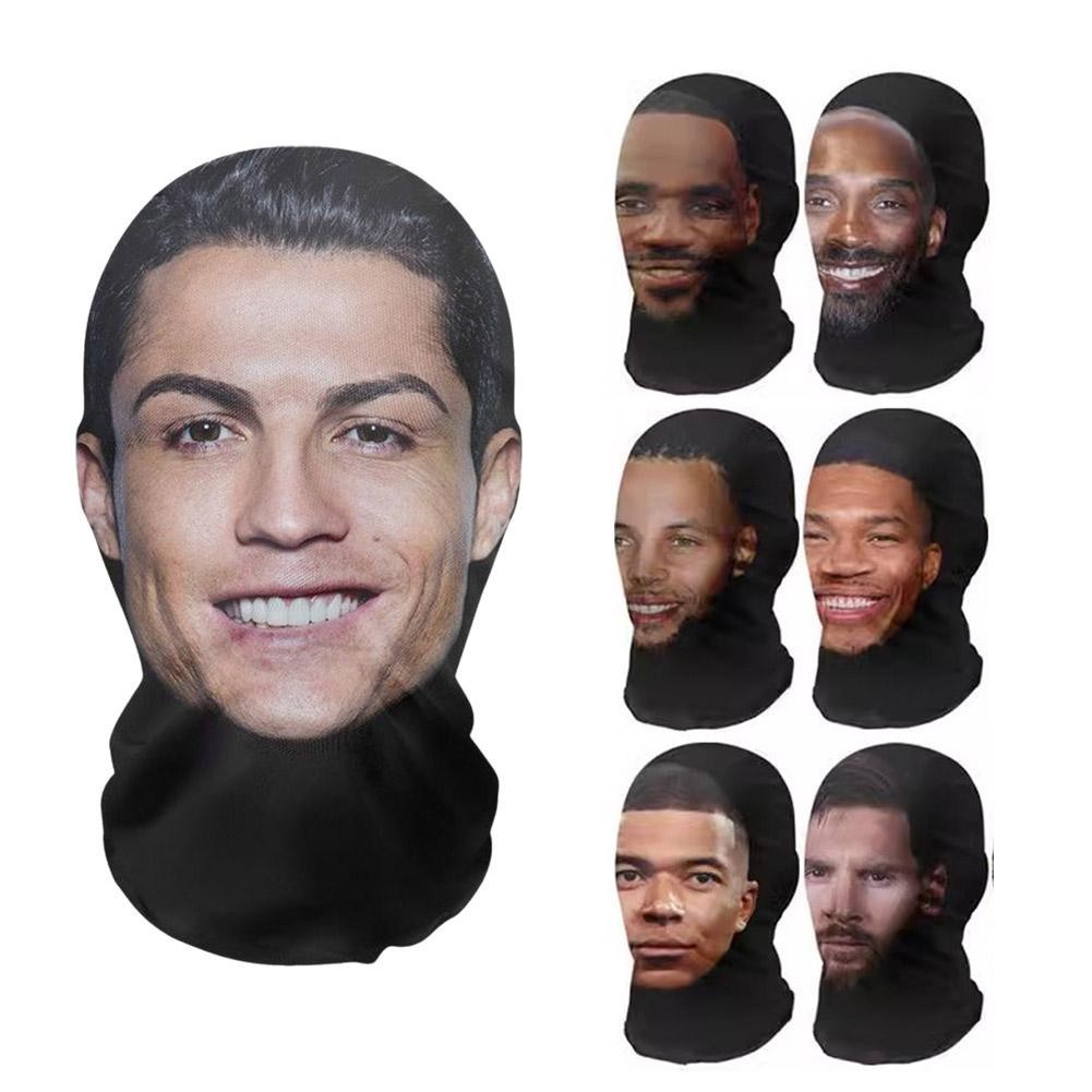 Celebrity Face All Face Mask 3D Facial Perspective Full Face Mask ...