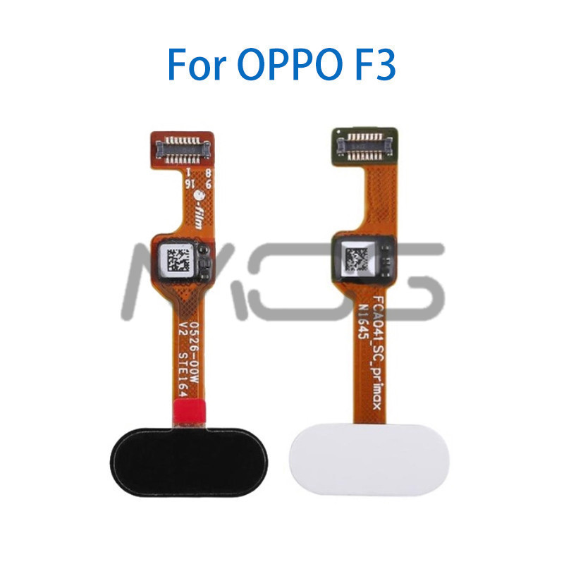 Home Button Fingerprint Sensor Flex Cable For Oppo F3 Menu Touch Return ...