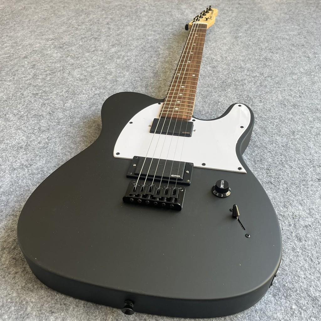 Fender Telecaster Electric EMG Pickups HH Humbucker Matte Black ...