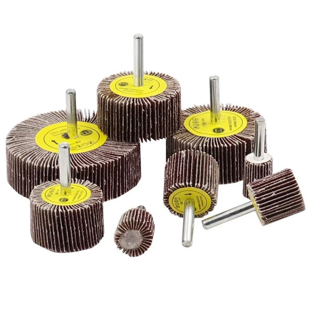 5 Pcs Drill Flap Wheel Sander 16-40mm Flapper Sanding Grinding 80-Grit ...