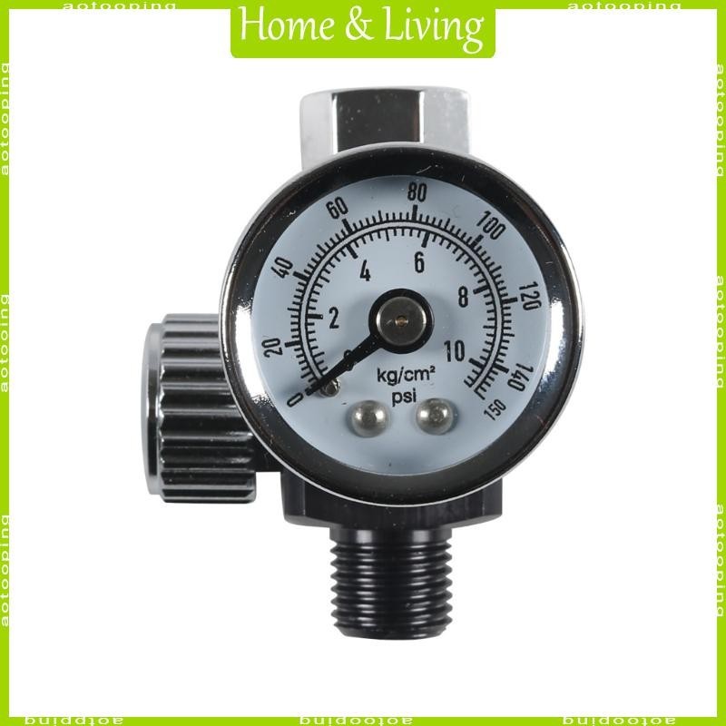 AOTOO Guns Regulator Valves with Gauge 1 4NPS Airflows Control up to ...
