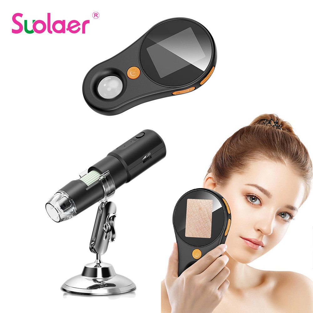 Suolaer Portable Handheld Digital Microscope Pocket Microscopes with ...