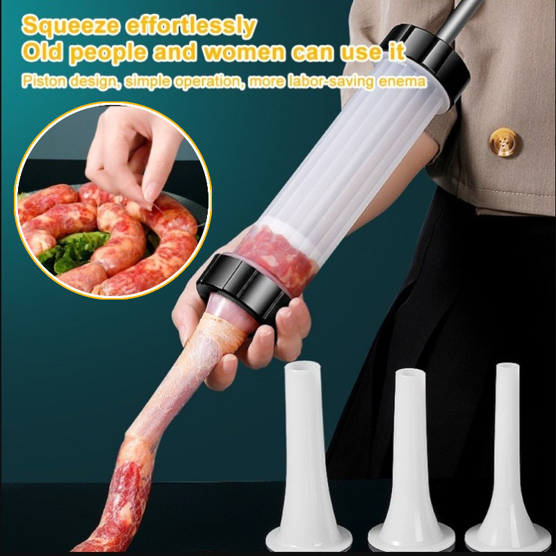 Manual Sausage Stuffer Machine Hand Operated Sausage Maker Tool Stuffer ...