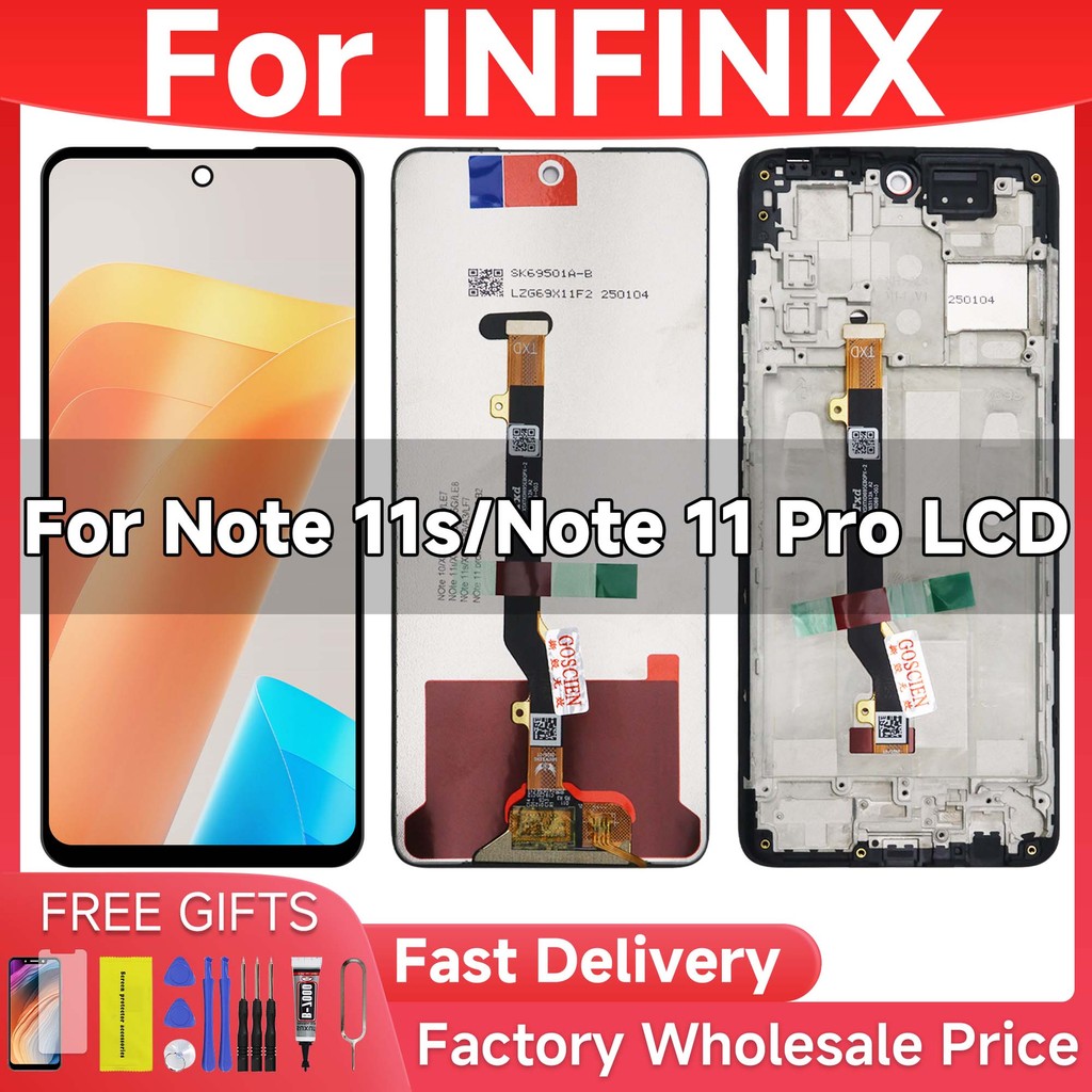 Infinix Note 11s Note 11 Pro LCD Display Touch Screen Replacement | Shopee Philippines