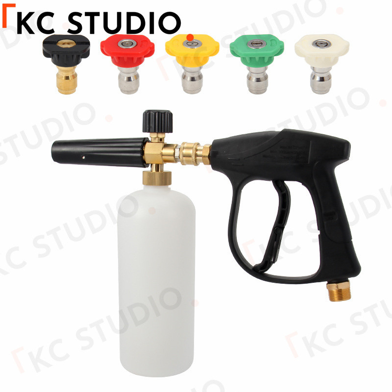 M22-14 15MM Inner Diameter Car Snow Foam Gun 1/4" 1L Bottle High ...