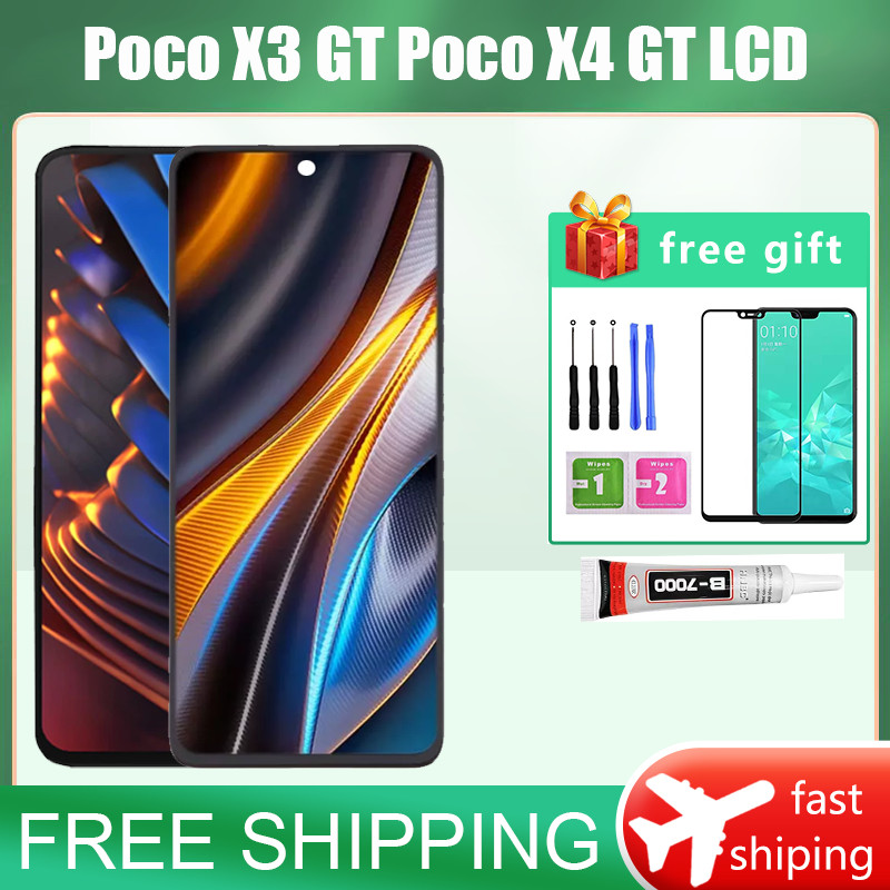 Original Poco X3 GT Poco X4 GT LCD Display Touch Screen With Frame ...