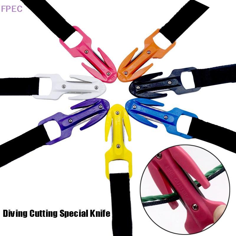 FPEC Carbon Steel Blade Scuba Diving Cutting Special Knife Line Cutter ...