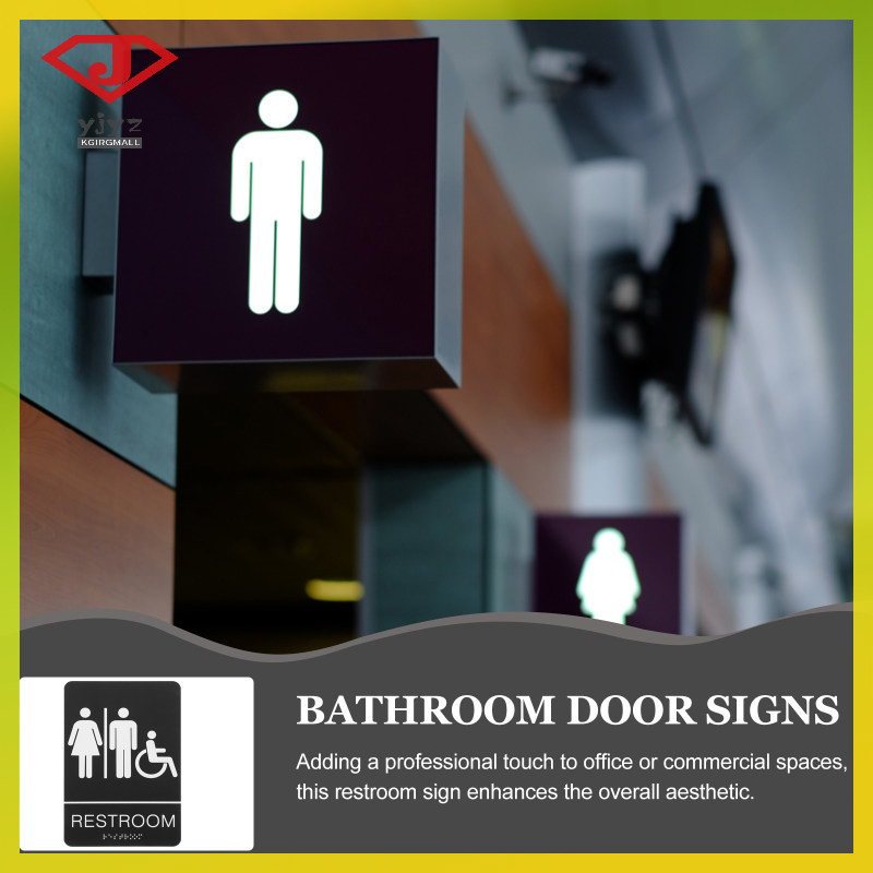 [READY STOCK] Put Seat Toilet Restroom Sign Bathroom Signs for Business ...