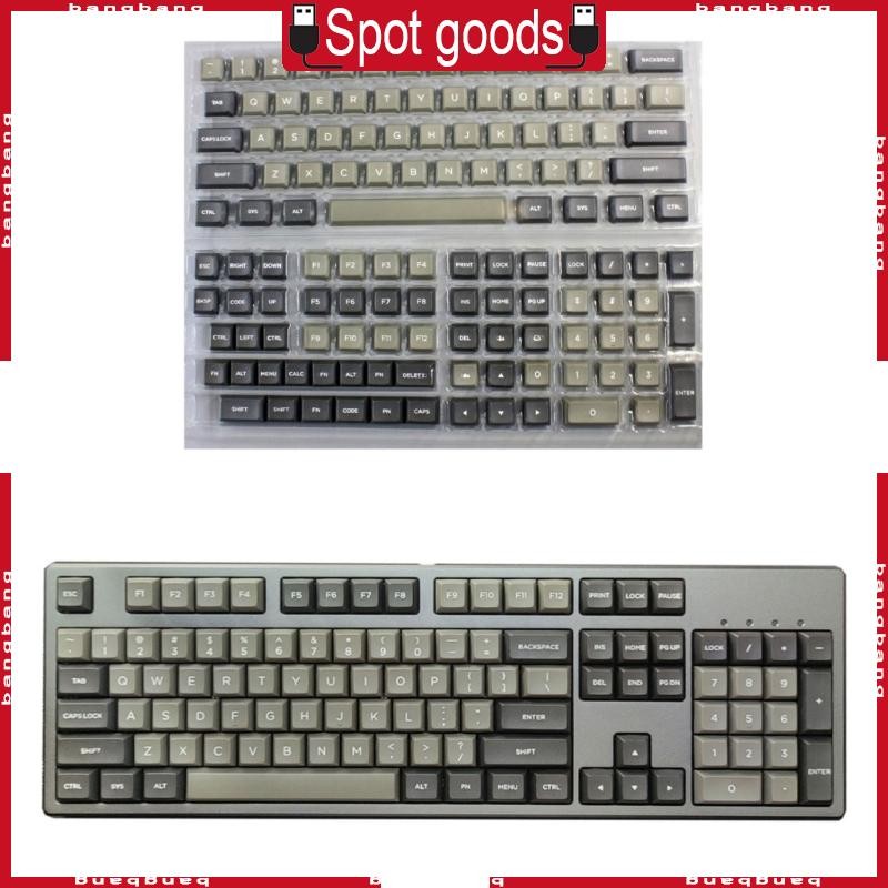 Bang 130PCS Double Shot Keycap ThickPBT Two-color Injections DSA ...