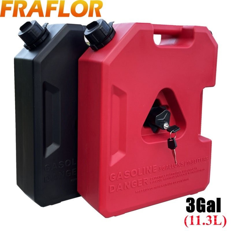 3 Gallon Fuel Tank Container 11.4L Jerrycan Jerry Can Backup Fuel Oil ...