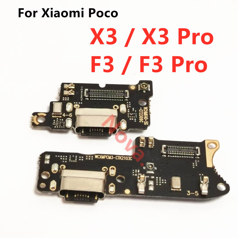 USB Charging Board for Xiaomi Poco X3 Pro F3 Charger Port Dock Plug in ...