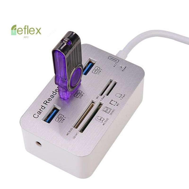 Reflex Arc 7in1 3 Ports USB TYPE C 3.0 HUB+4 Ports Expander SD TF MS,M2 ...