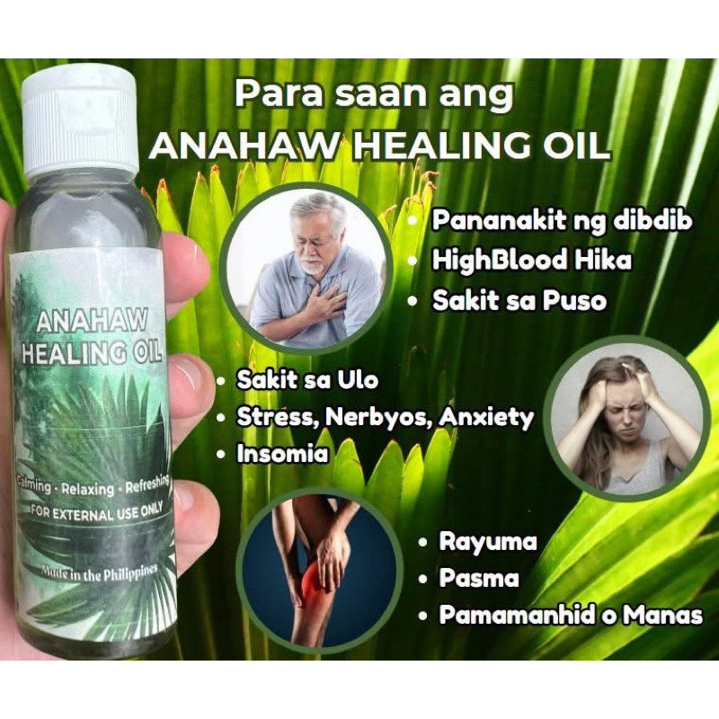 Anahaw Healing Oil (60ml) | Shopee Philippines