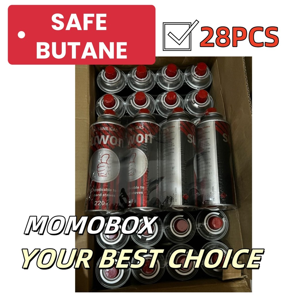 Wholesale Per Box 28pcs Safe Butane Gas for Portable Gas stove 220g Gas ...