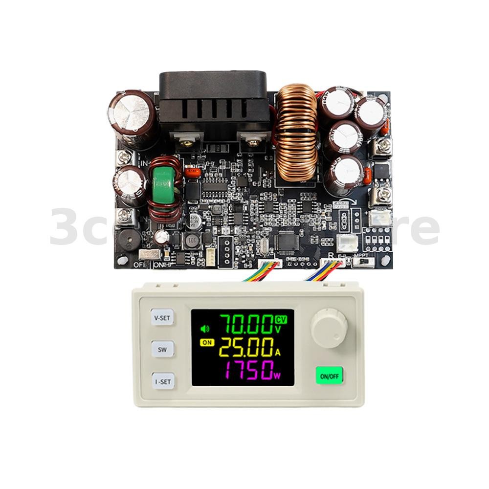 Sinilink XY7025 DC Buck Adjustable Power Supply Module 70V 25A 1750W Constant Voltage Current ...