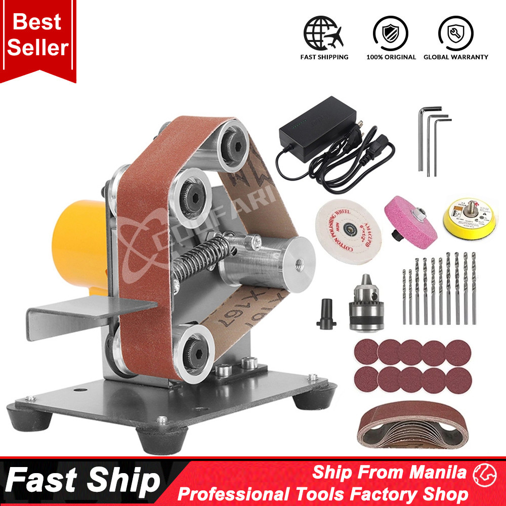 Multifunctional Electric Belt Sander – Adjustable Mini Belt Grinder Kit ...