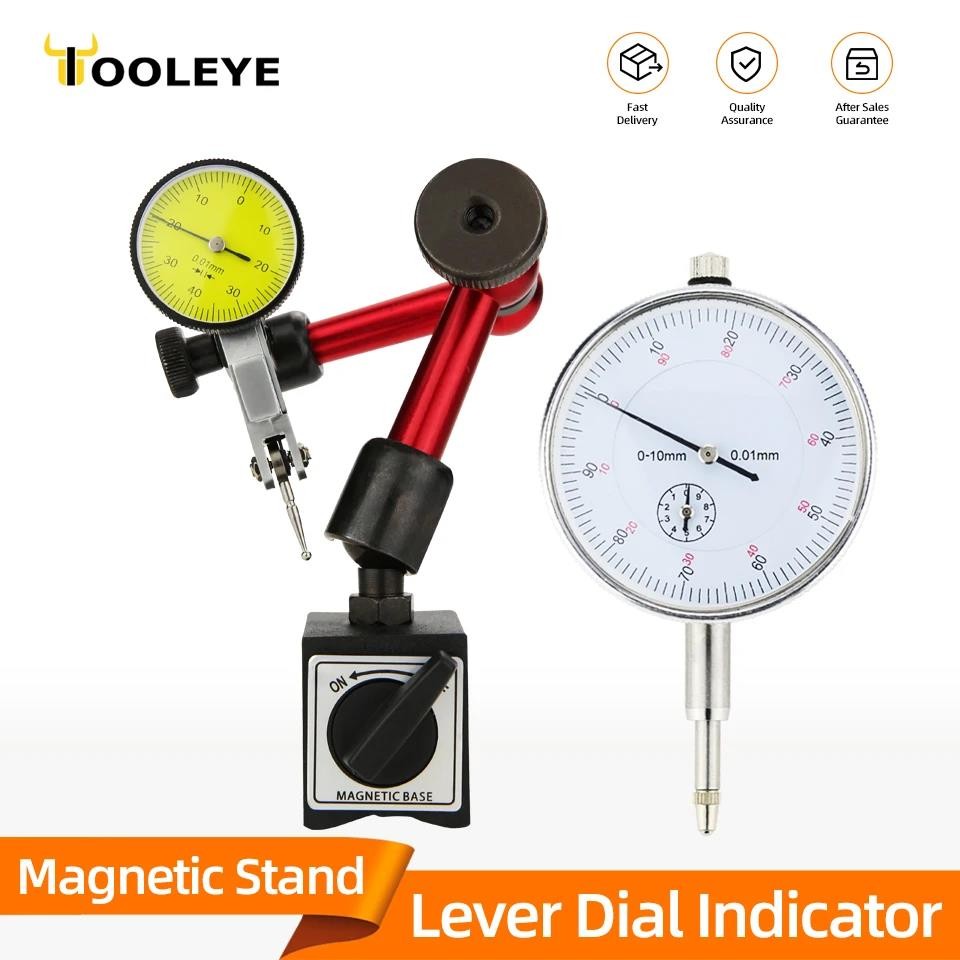 Lever Dial Indicator Magnetic Holder Measuring Probes Indicator Stand ...
