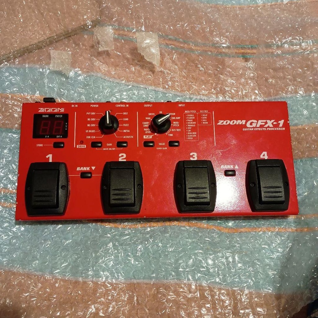 ZOOM multi-effector GFX-1 guitar red equipment 【direct from Japan ...