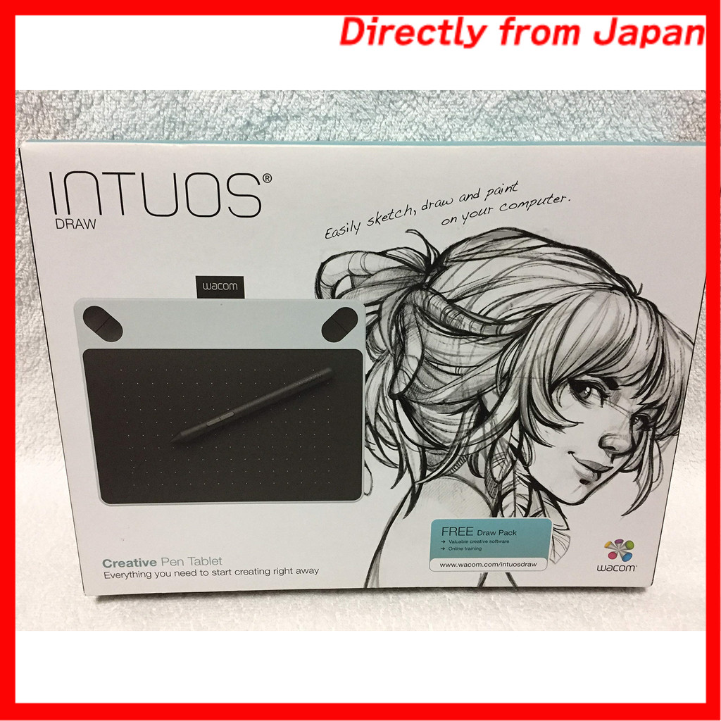 Wacom Intuos Draw [Old model] Pen input only Introductory drawing model S size White CTL-490/W0 ...