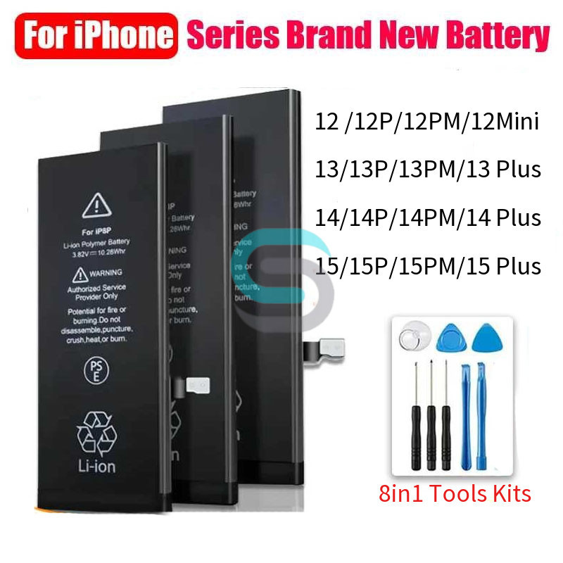 High Capacity Replacement Battery,For Iphone 12 12 mini 13 13 Plus 14 ...
